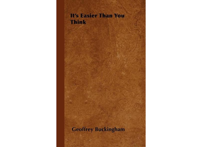 Its Easier Than You Think com o Melhor Preço é no Zoom