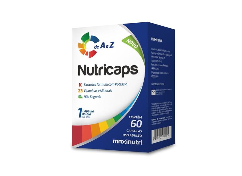 Complexo Vitamínico Nutricaps De A-Z Maxinutri 60 Cápsulas com o Melhor ...