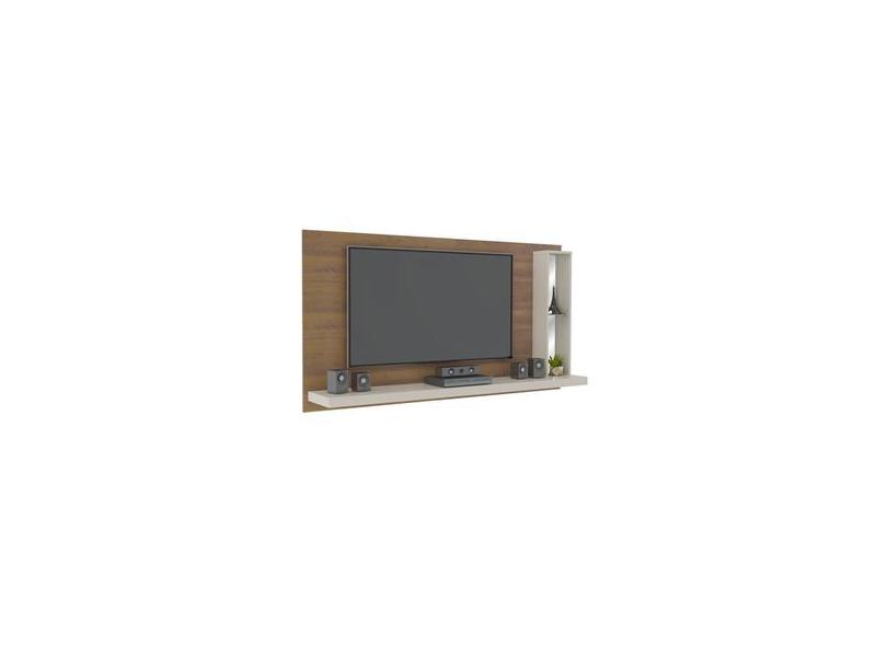 Painel Alaska Pinho/Off White para TV até 60 Polegadas Nicho com Fundo em Espelho - Artely com o ...