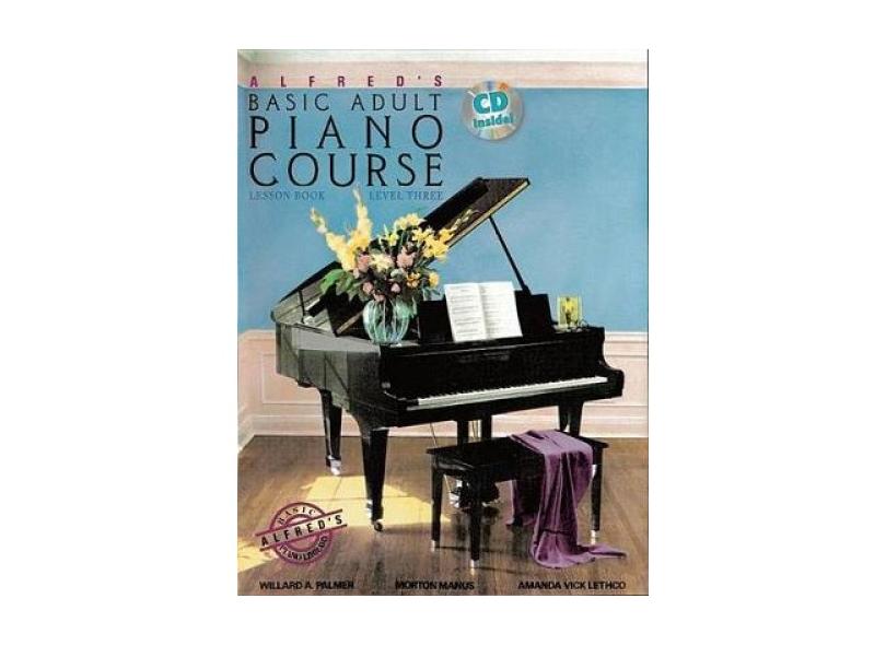 Alfred's Basic Adult Piano Course Lesson Book, Bk 3: Book & CD ...