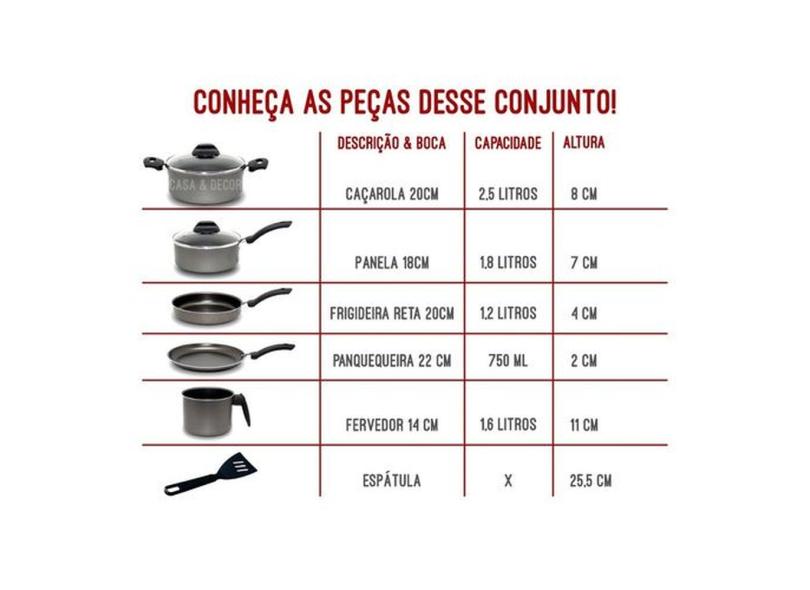 Jogos De Panelas Antiaderente 8 Peças Teflon Tefal - com o Melhor Preço ...