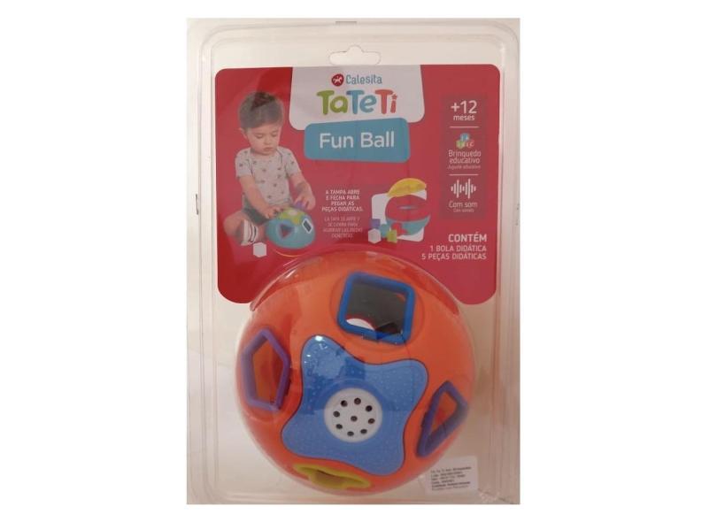 Fun Ball Brinquedo Educativo Com Som - Laranjado ta te ti industria E ...