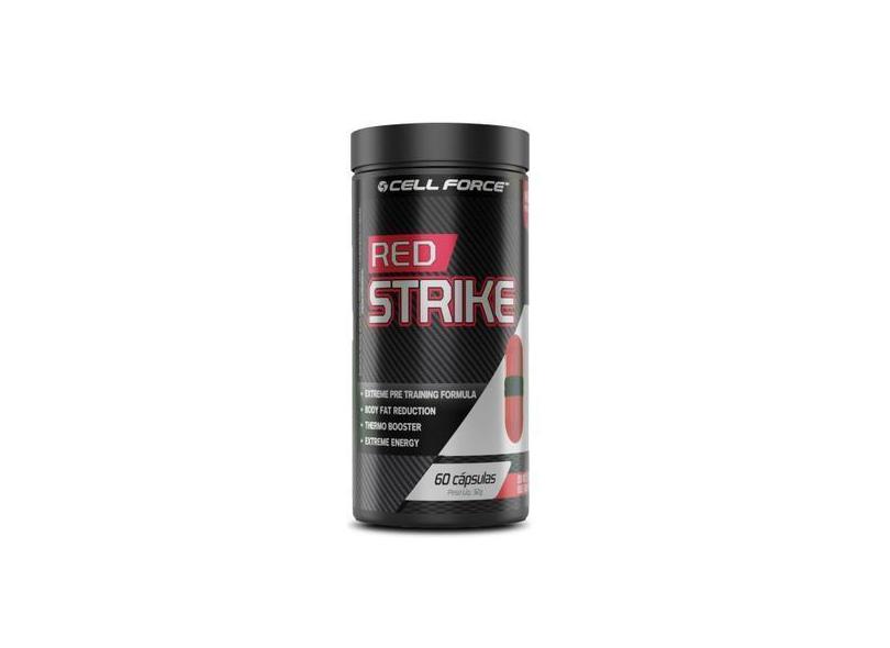 Pré-treino Red Strike 60 Cápsulas Cell Force - Cell Force com o Melhor ...