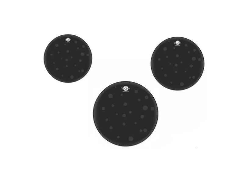 Kit De Peles Luen Percussion Dudu Hydraglide Black Standart em Promoção ...