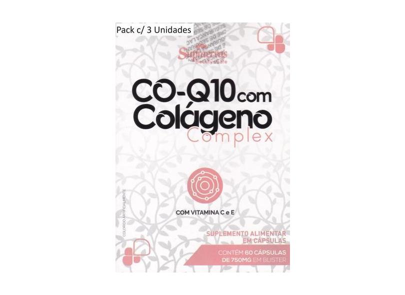 Suplemento Alimentar COENZIMA-Q10 com Colágeno Complex e vitaminas C e ...