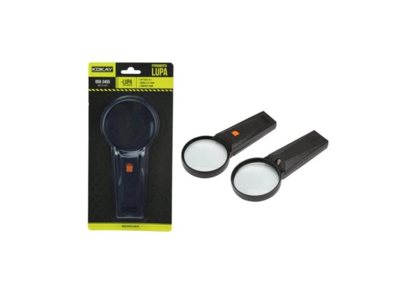 Lupa De Mão Profissional 75Mm Lente De Aumento Com Iluminação com o ...