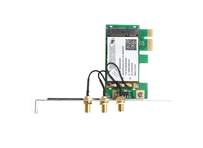 Placa de rede 2.4/5ghz alta velocidade 300m desktop pci-e placa sem fio ...