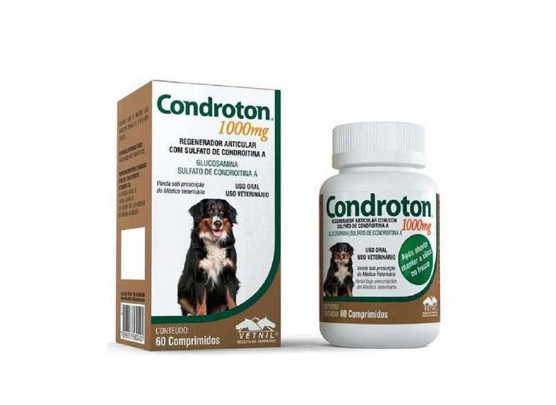 CONDROTON 1000mg - frasco com 60 comprimidos - Vetnil em Promoção é no ...