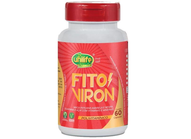 Fito Viron Maca Amarela e Negra + Vitaminas 60 cápsulas Unilife - sem ...