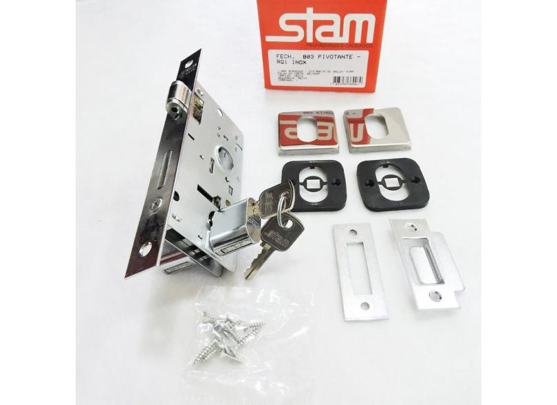 Fechadura Stam 803 Rolete Pivotante Externa RQ1 Cromado com o Melhor ...