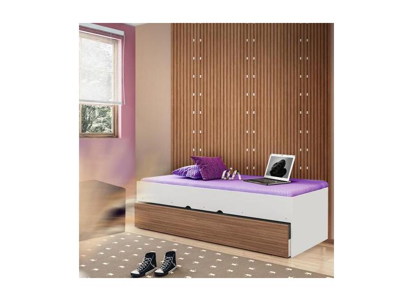 Bicama Solteiro Branco Amadeirado Catarina Shop JM - PHOENIX BABY em ...