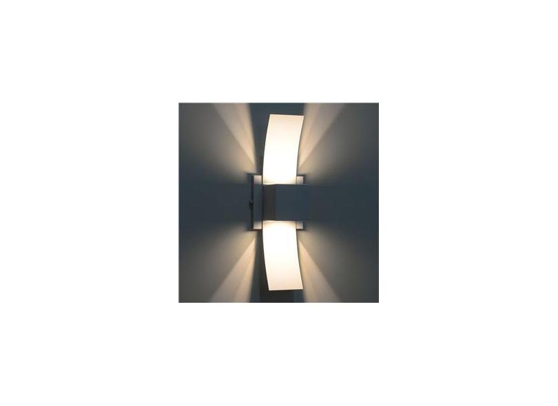 Arandela Box Com Aba 2 Foco Luminária Externa/Interna Preto com o ... Arandela Box Com Aba 2 Foco Luminária Externa/Interna Preto com o ...