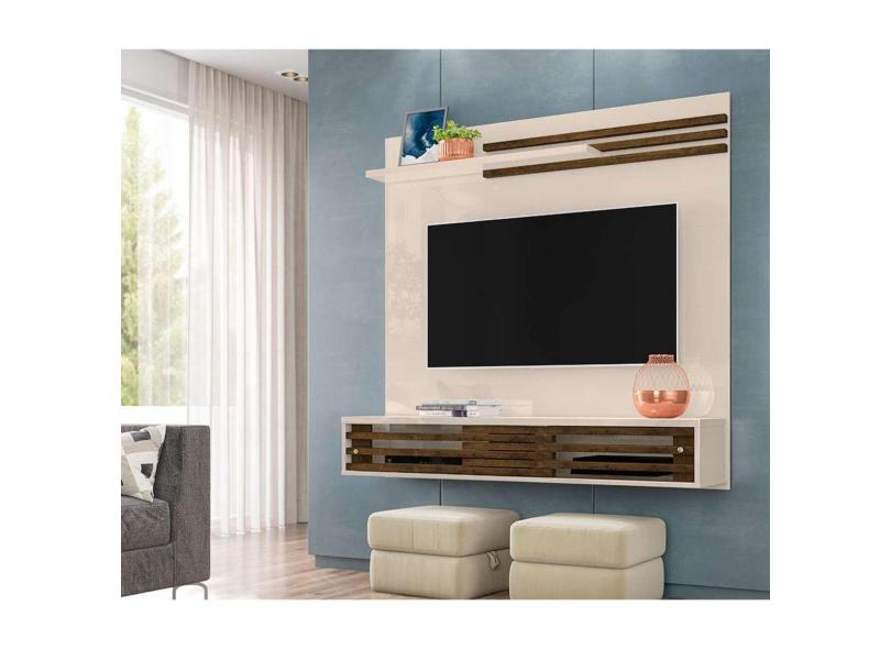 Painel Para Tv Até 55 Polegadas Frizz Sublime Off White E Savana em ...