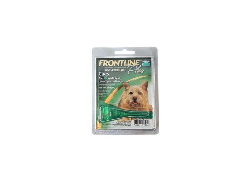 Anti Pulgas e Carrapatos Frontline Plus para Cães de 1 a 10 kg - Compe ...