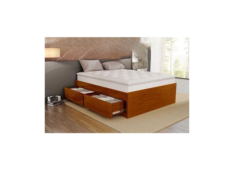 Base Box Libanesa De Casal Com 4 Gavetões De Madeira Maciça Pinus - Co ...