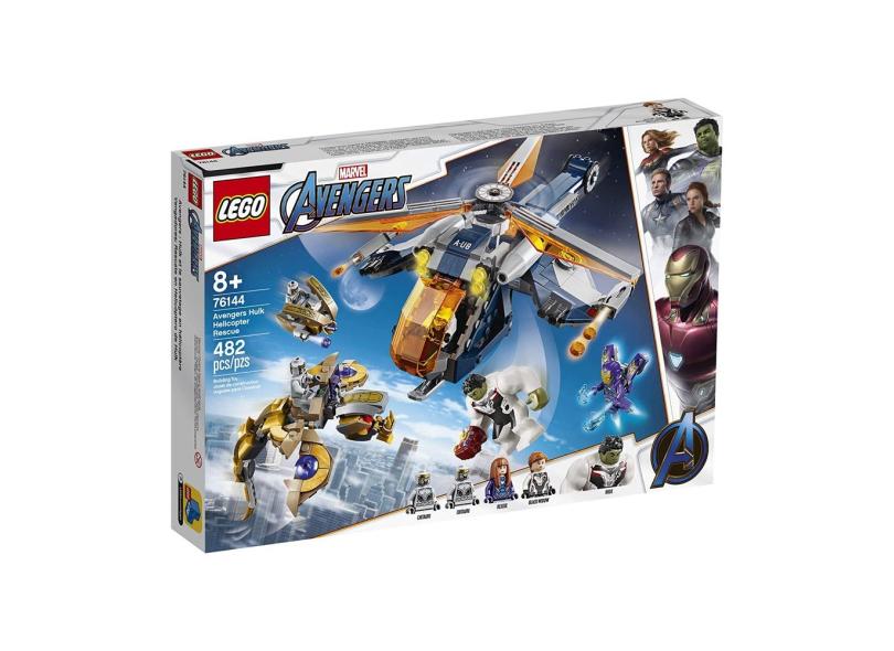 Lego Marvel Avengers Hulk Helicopter Rescue - Lego 76144 - 482 Peças ...