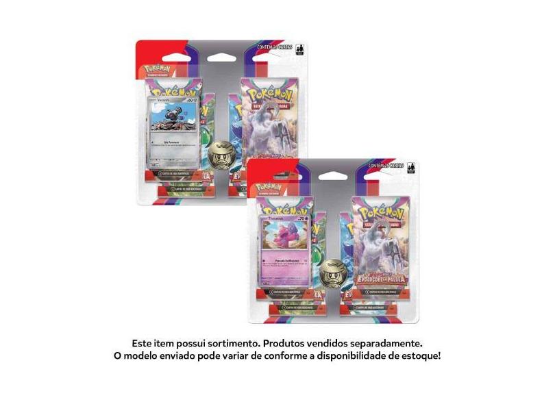 Jogo De Cartas Pokémon Blister Quadruplo Ev Evoluções Em Paldea