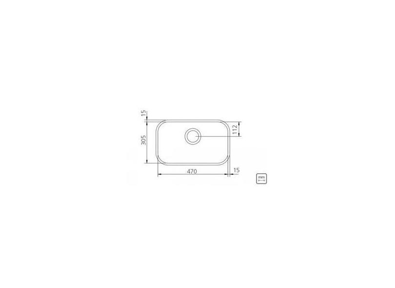 Cuba Retangular em Aço Inox Alto Brilho 47 x 30cm - Tramontina com o ...