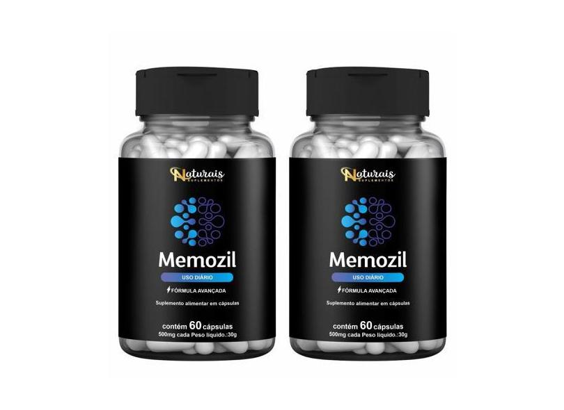 2 Memozil Original 120 Capsulas - Naturais Suplementos em Promoção é no ...