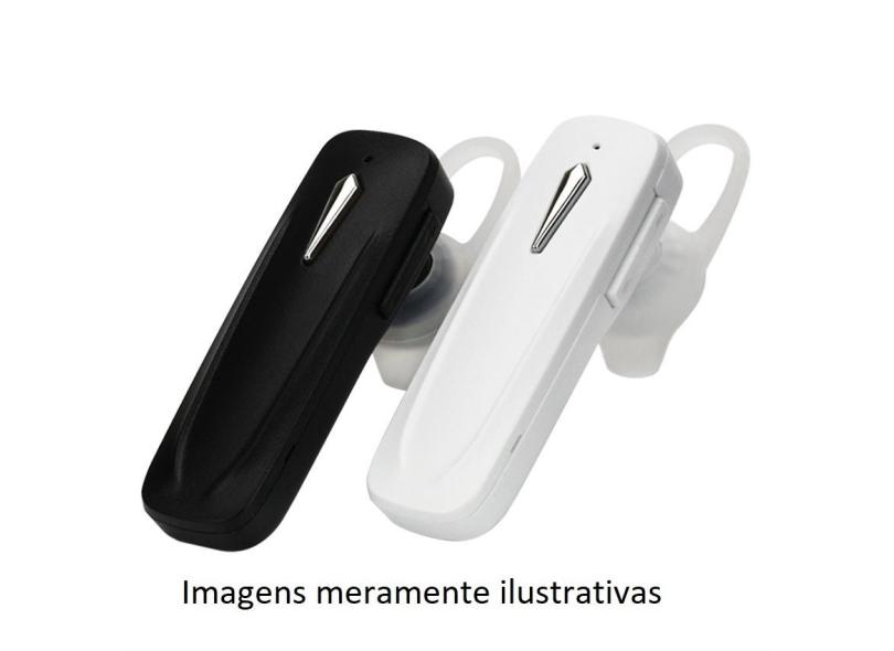 Fone de Ouvido Universal Unilateral Bluetooth Branco/Preto com o Melhor ...