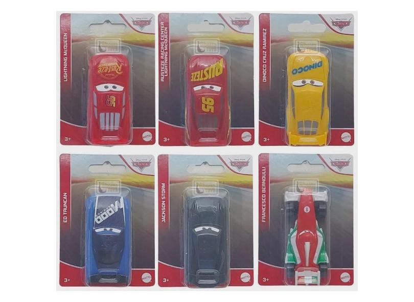Coleção c/ 6 Miniaturas Carros Disney Pixar - Cars Value Pack - Mattel ...