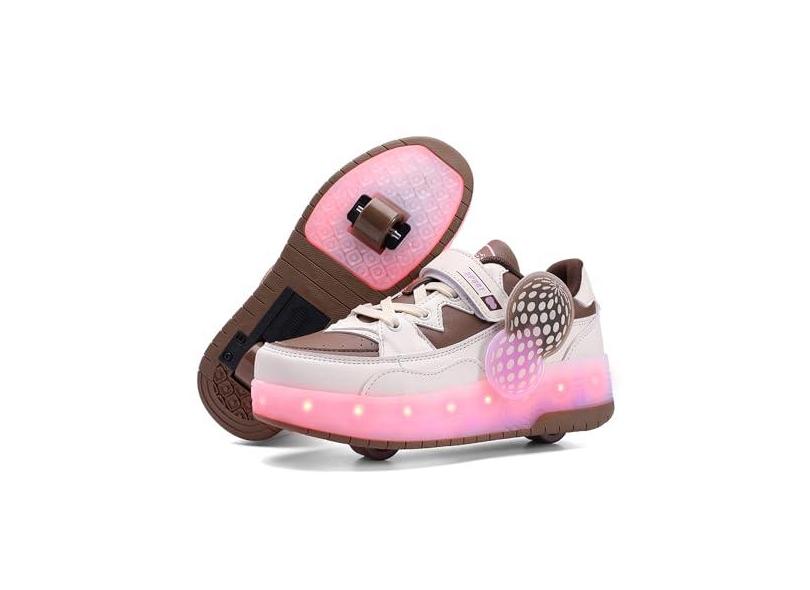 Pairobin Tênis de patins para meninos e meninas - 2 em 1 para crianças ...