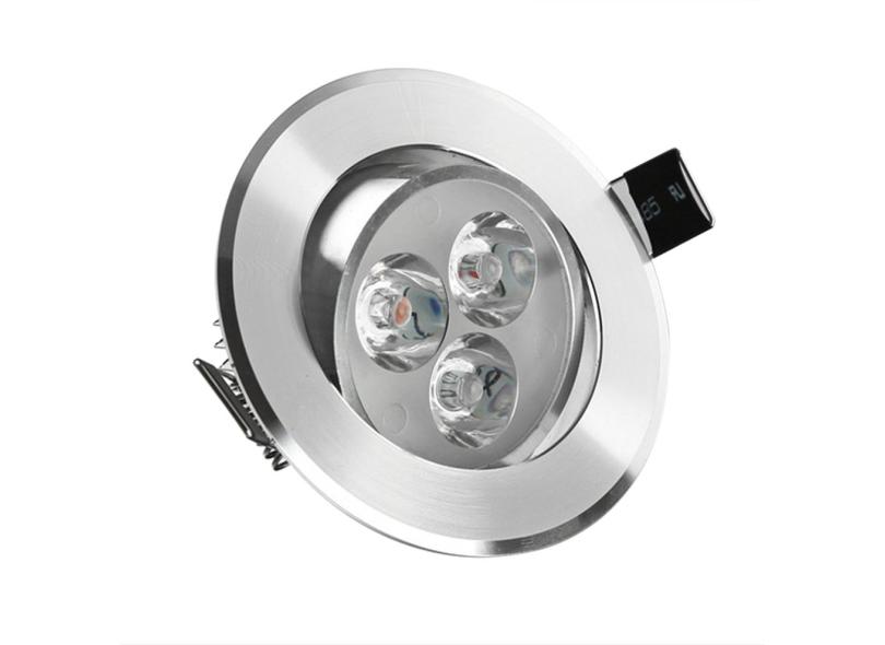 Refletor LED pequeno 3W luz olho-de-boi ultra durável e prática para ...