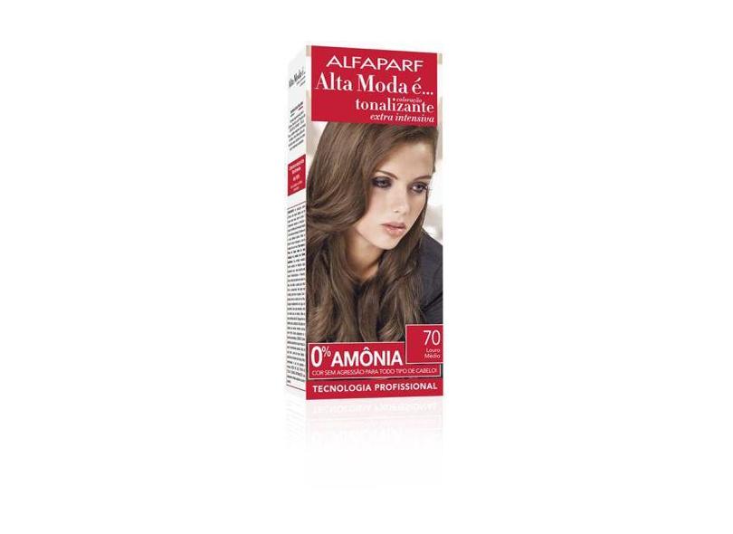Coloração Sem Amônia Alta Moda 7.0 Louro Médio 120G - Alfaparf com o ...