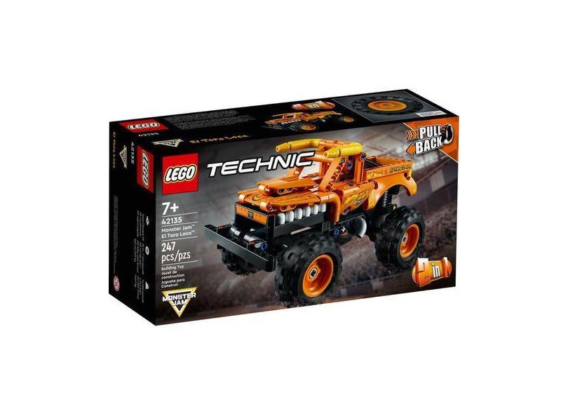 Lego Technic 2 Em 1 Monster Jam El Toro Loco 247 Pçs - 42135 com o ...