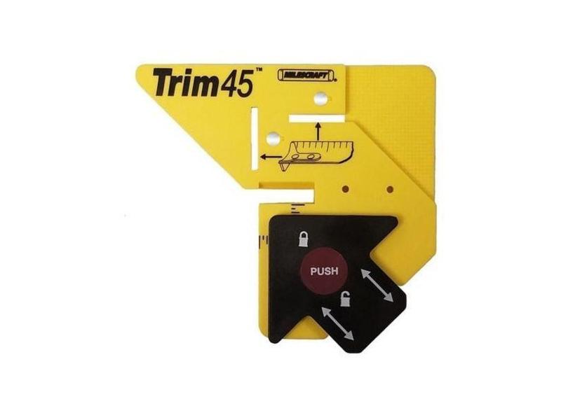 Guia Trim 45º P/Bordas 8401 Unic Preto/Amarelo Preto/Amare - Milescraf ...