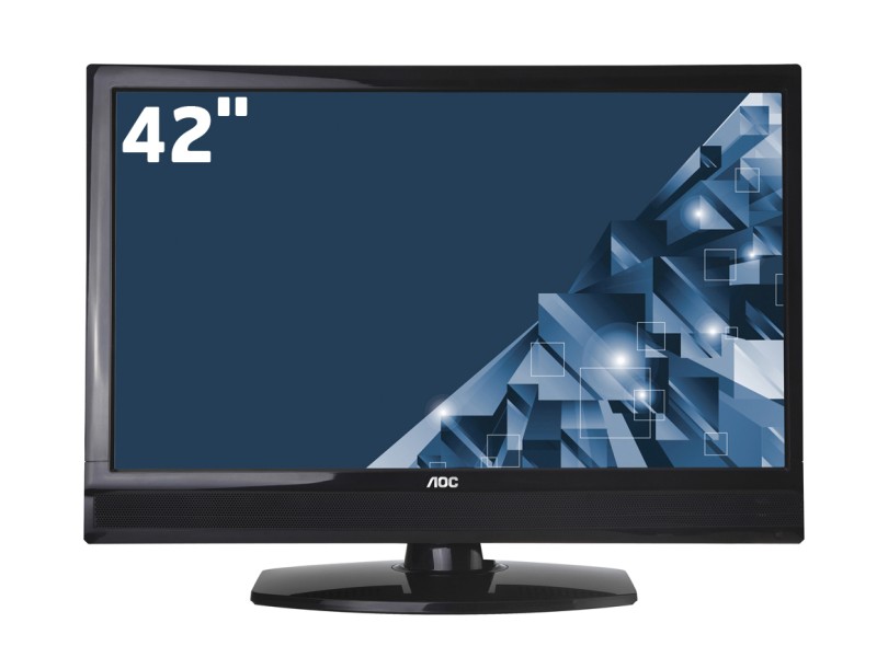 TV LCD 42" AOC Full HD 2 HDMI LC42D1320 com o Melhor Preço é no Zoom