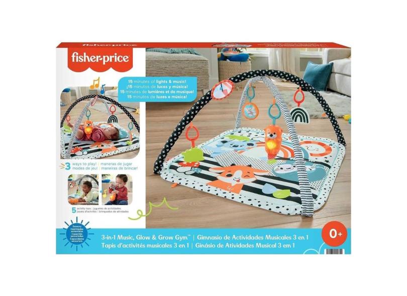 Tapete De Atividades Infantil Com Ginásio 3 em 1 - Fisher Price HBP41 ...