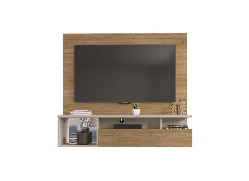 Painel Para TV 55 Polegadas Black 19 1 Porta Buriti Off White Caemmun ...