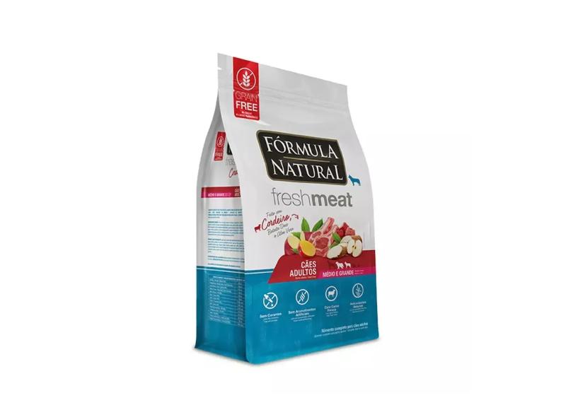 Formula Natural Fresh Meat Cordeiro Médio Grande 2,5kg com o Melhor ...