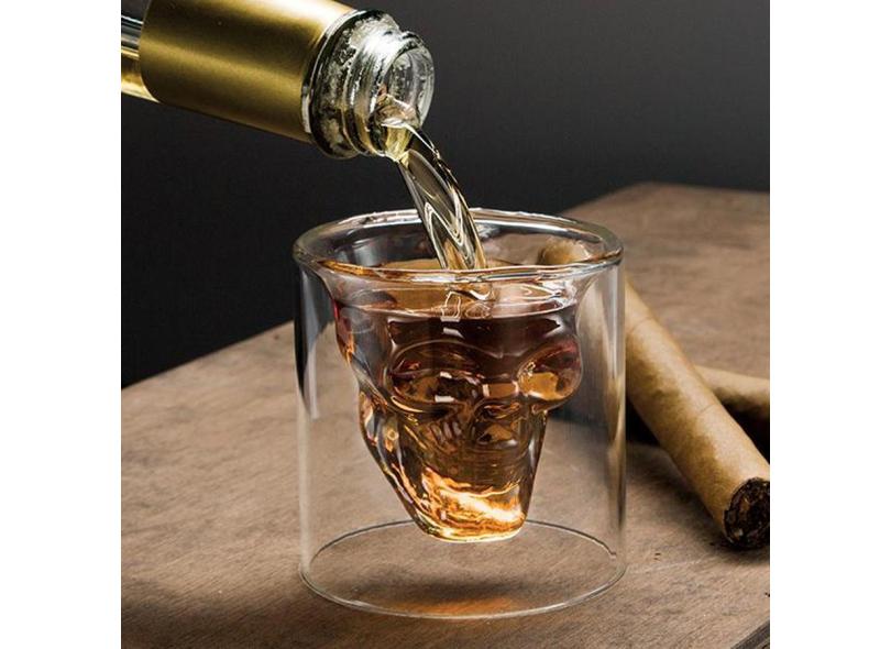 Copo Caveira Para Dose 150Ml Tequila Whisky Cristal Skull com o Melhor ... Copo Caveira Para Dose 150Ml Tequila Whisky Cristal Skull com o Melhor ...