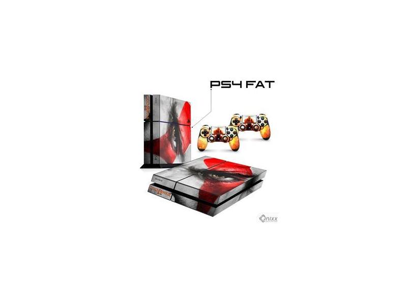 Skin PS4 FAT Adesiva God Of War - Kratos Eyes em Promoção é no Buscapé