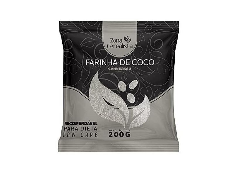 Farinha de Coco Sem Casca Zona Cerealista 200g com o Melhor Preço é no Zoom