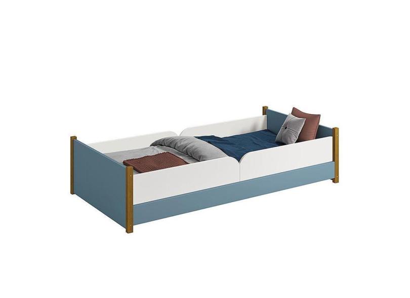 Cama Evolutiva Ravi com Pés Amadeirado e 2 Kits Proteção Lateral Lisa ...
