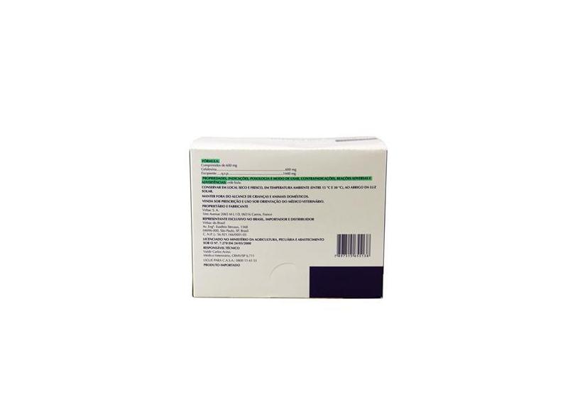 Rilexine 600mg Antibiótico Cães e Gatos c/ 140 comprimidos - Virbac com ...