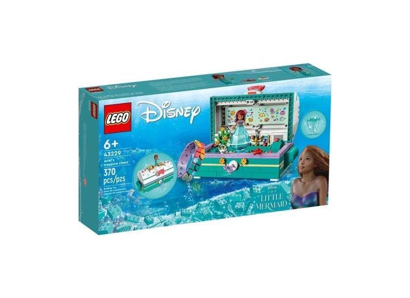 Lego Disney - Baú De Tesouro Da Ariel - 370 Peças - 43229 em Promoção é ...
