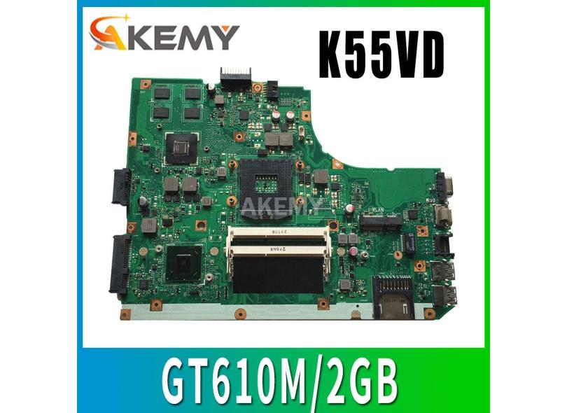 Placa-mãe k55vd rev: 3.1/3.0 gt610m/2gb para asus k55v a55v r500v ...