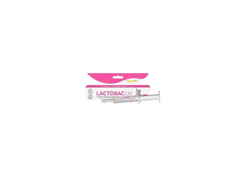 Lactobac Cat Prebiótico + Probiótico Gato (16g) - Organnact com o ...