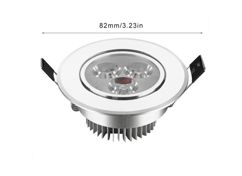 Refletor LED pequeno 3W luz olho-de-boi ultra durável e prática para ...