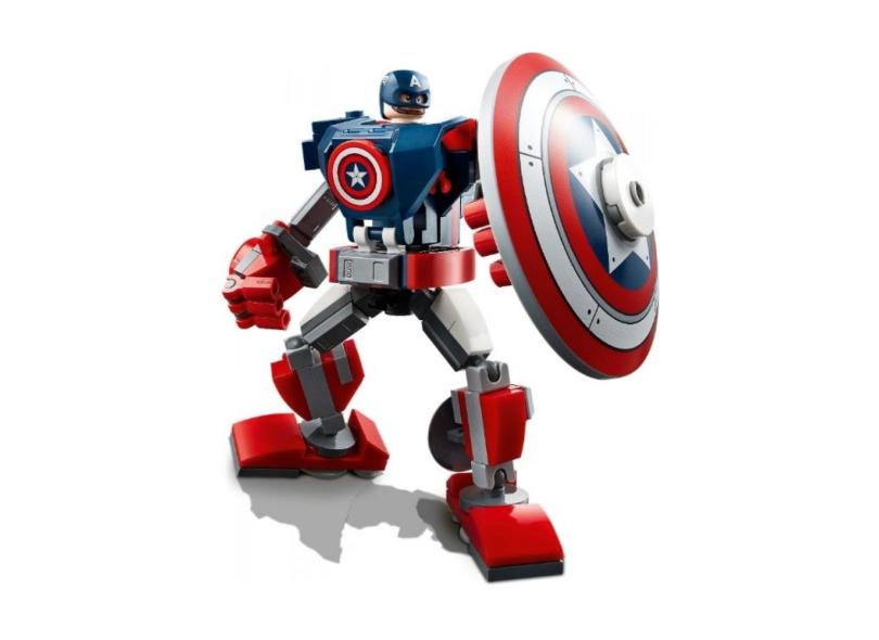 Lego Marvel Avengers Armadura Robo Do Capitao America 76168 com o ...