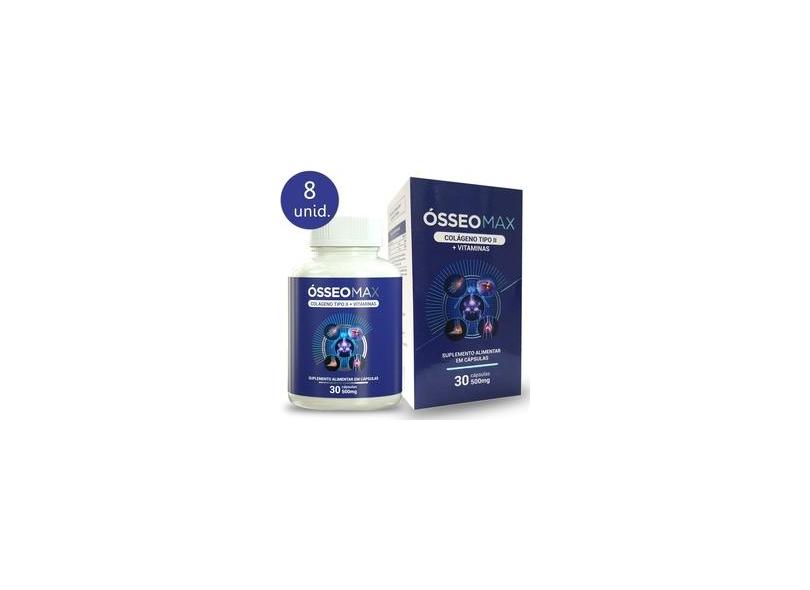 Ósseo Max 500mg 30 Cápsulas 8 Frascos em Promoção é no Buscapé