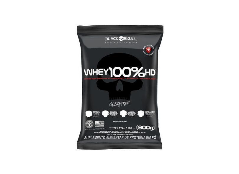 Whey 100% Hd Refil 900G - Black Skull - Wpc + Wpi + Wph com o Melhor ...