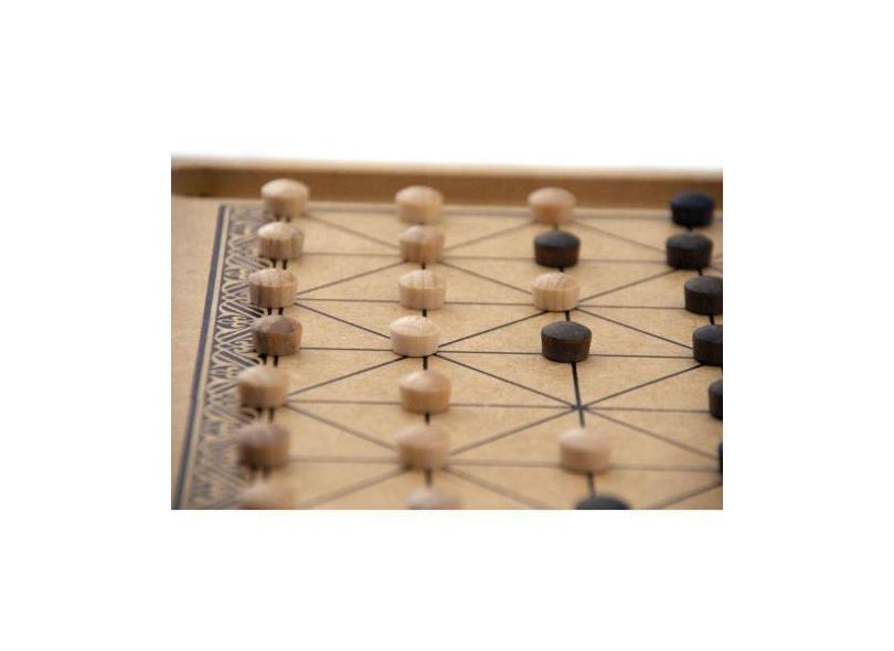 Fanorona - Jogo de Tabuleiro em Madeira Mitra com o Melhor Preço é no Zoom