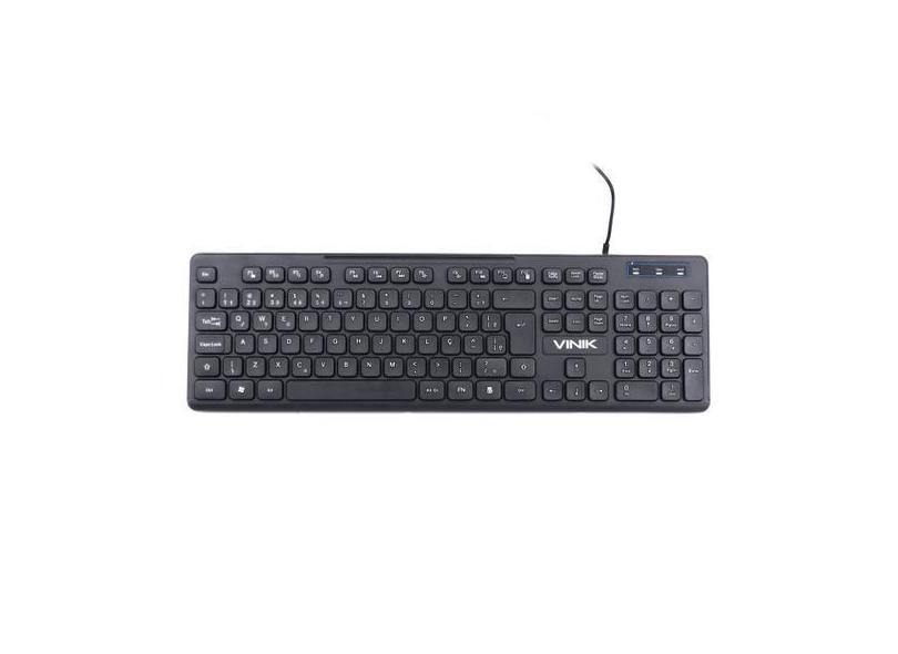 Teclado Usb Slim Vinik Tc100 Chocolate Teclado Pc Com Fio com o Melhor ...