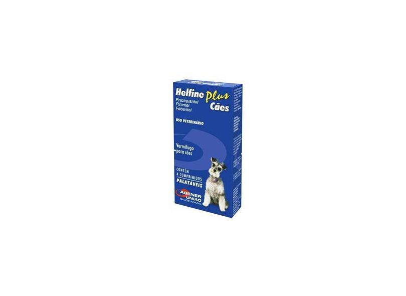 Helfine Plus Cães - Vermífugo para Cães à base de Praziquantel ...