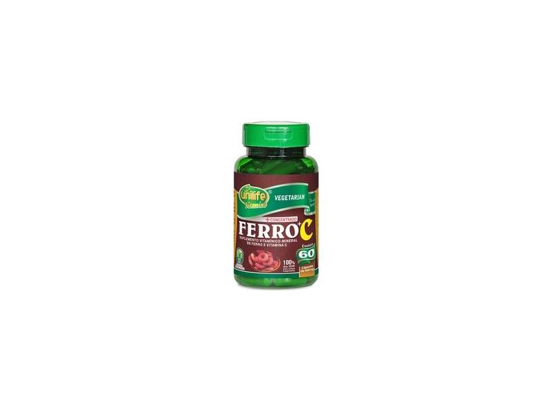 Ferro c 60 capsulas 500 mg unilife com o Melhor Preço é no Zoom